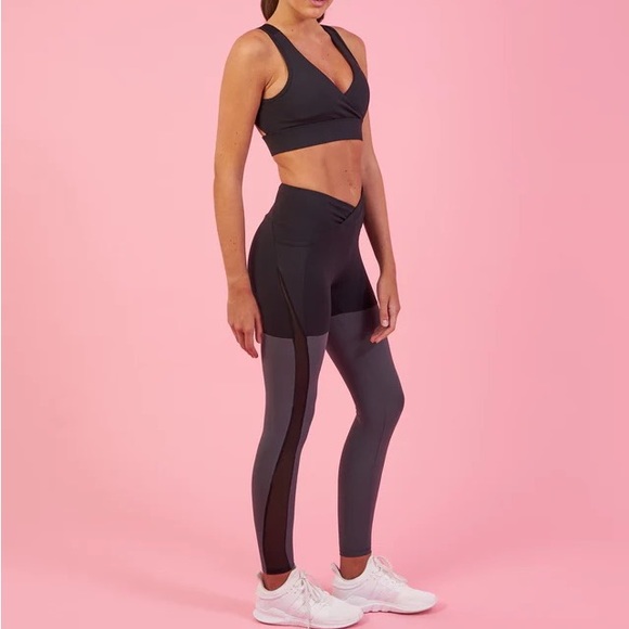 Gymshark | Pants & Jumpsuits | Gymshark Nikki Blackketter Dynamic Leggings In Black Marl | Poshmark